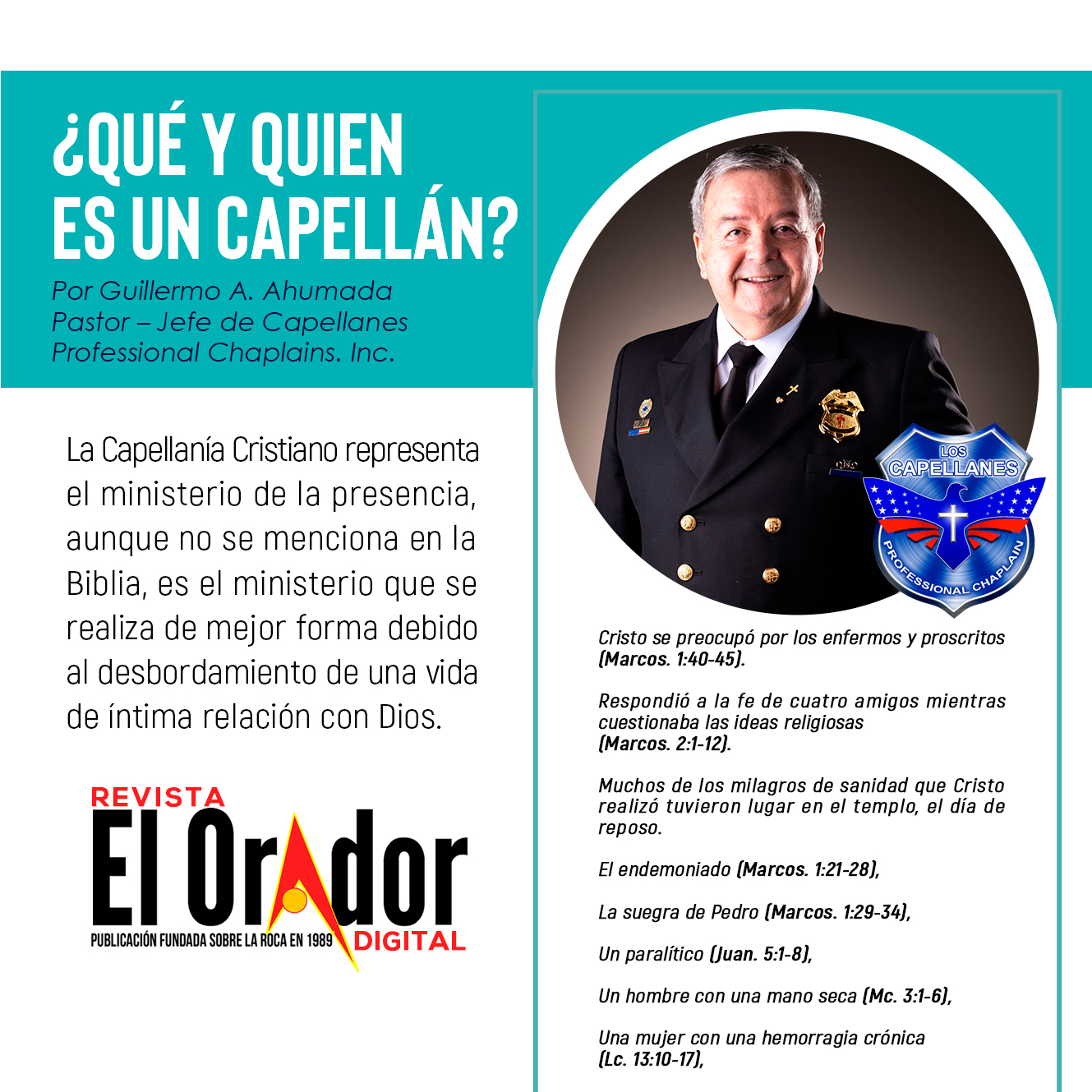 ¿QUÉ Y QUIÉN ES UN CAPELLÁN?